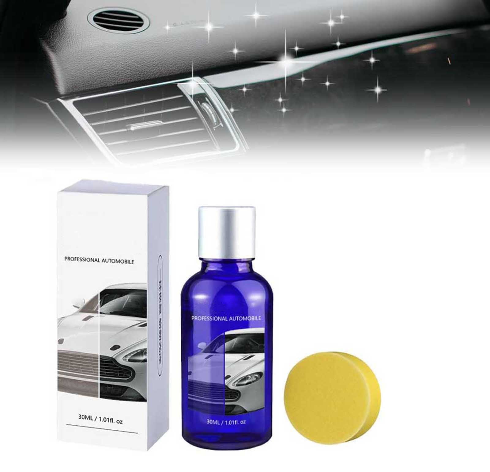 30ml Ceramic Plastic Coating,Hydrophobic Car Interior/Exterior ...