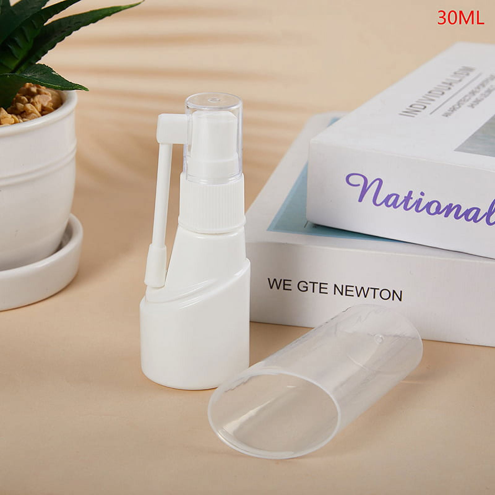 30ml Empty Plastic Nasal Bottle Small Rotation Mist Spray Bottles Nose ...