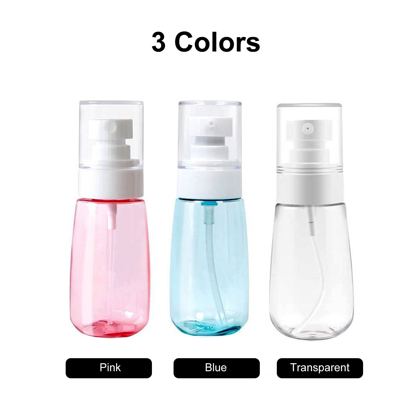 30ml Empty Plastic Spray Bottle Sprayer Bottles for Holding Water Hair ...