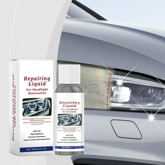 Kchsji Car Headlight Refurbishment Agent 50ml Removes Oxidation ...