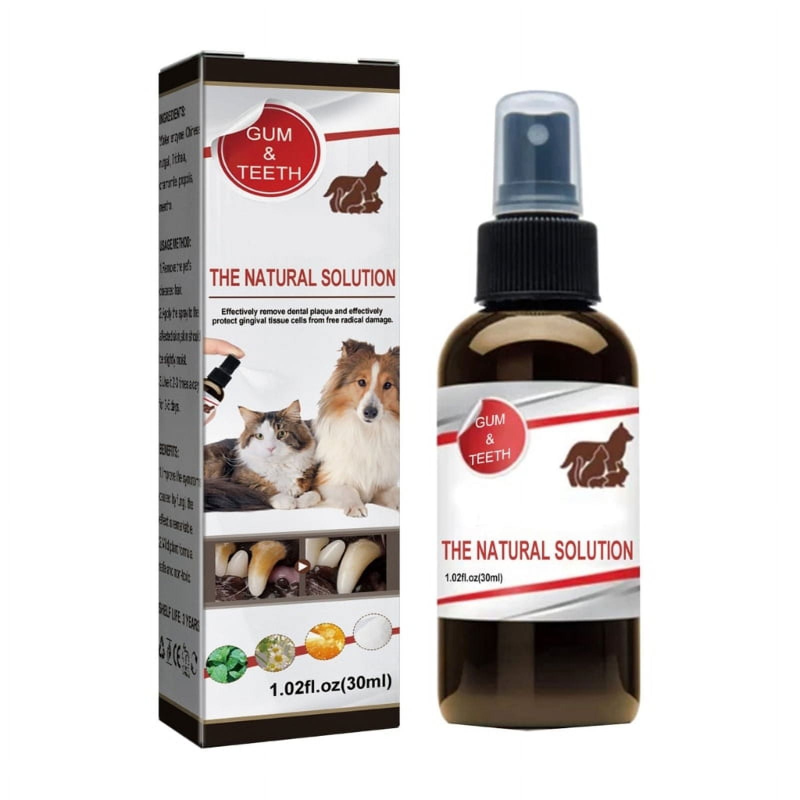 30ml Pet Breath Freshener Spray Dogs Teeth Cleaner Breath Freshen Spray ...