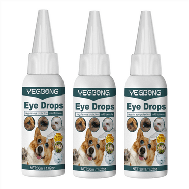 Pet Supplies Dog Eye Drops for Red Eyes Cleaning Tear Streaks Relieving ...