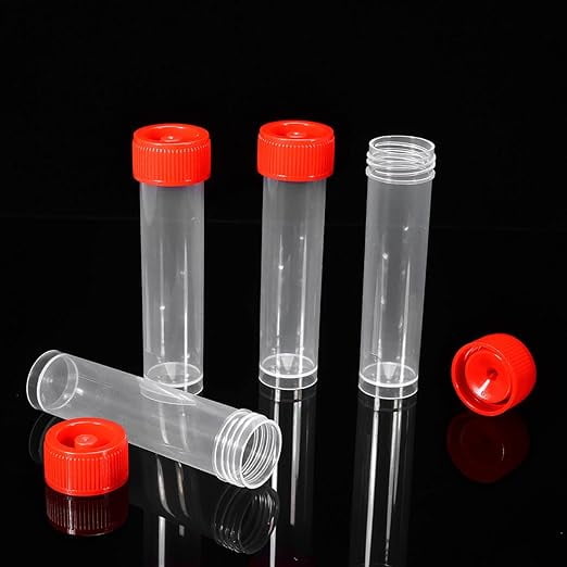 30ml Plastic Small Vials with Screw Caps Sample Tubes,PP Material, Free ...