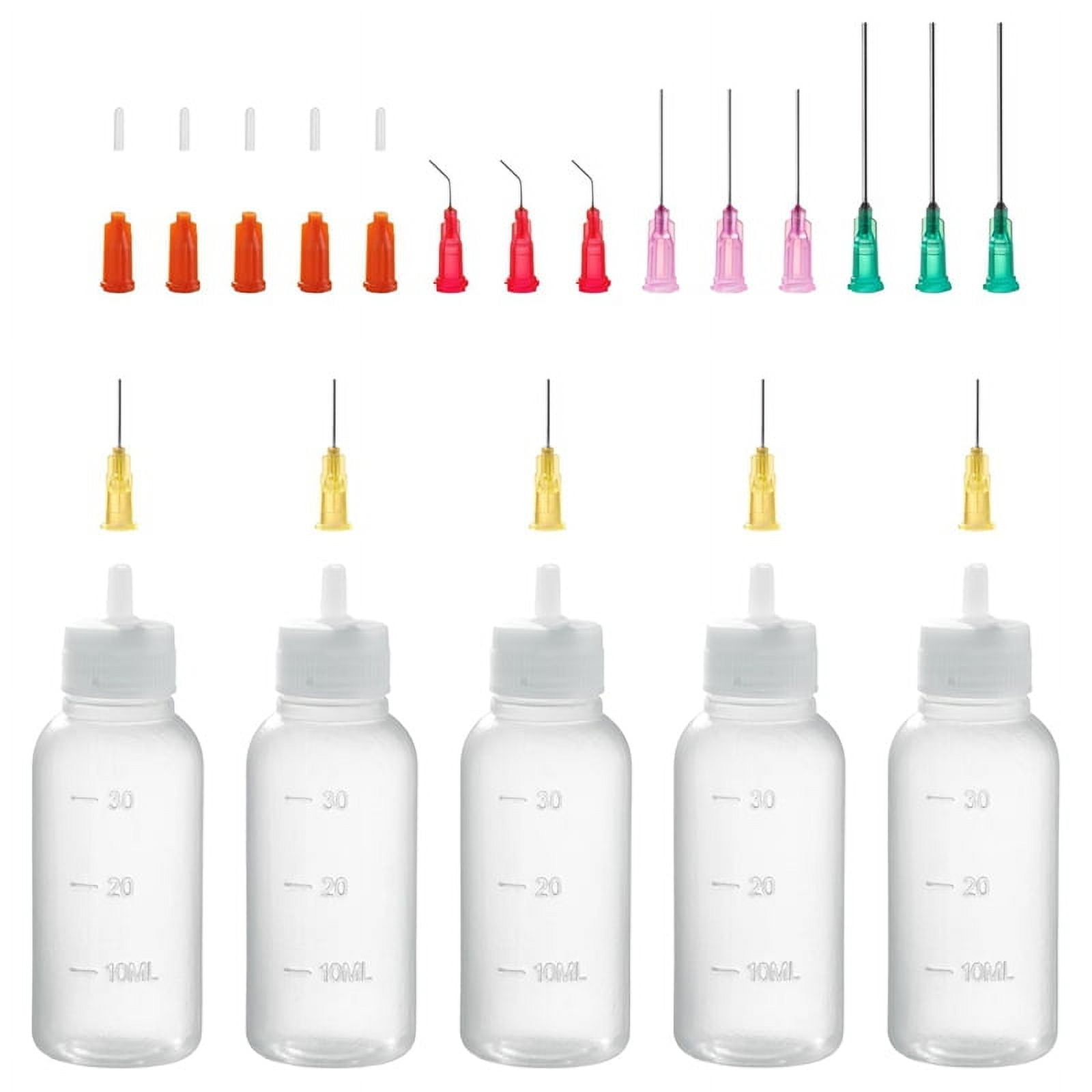 30ml Precision Tip Applicator Bottle,Blunt Tip Needle and Cap, 18G 20G ...