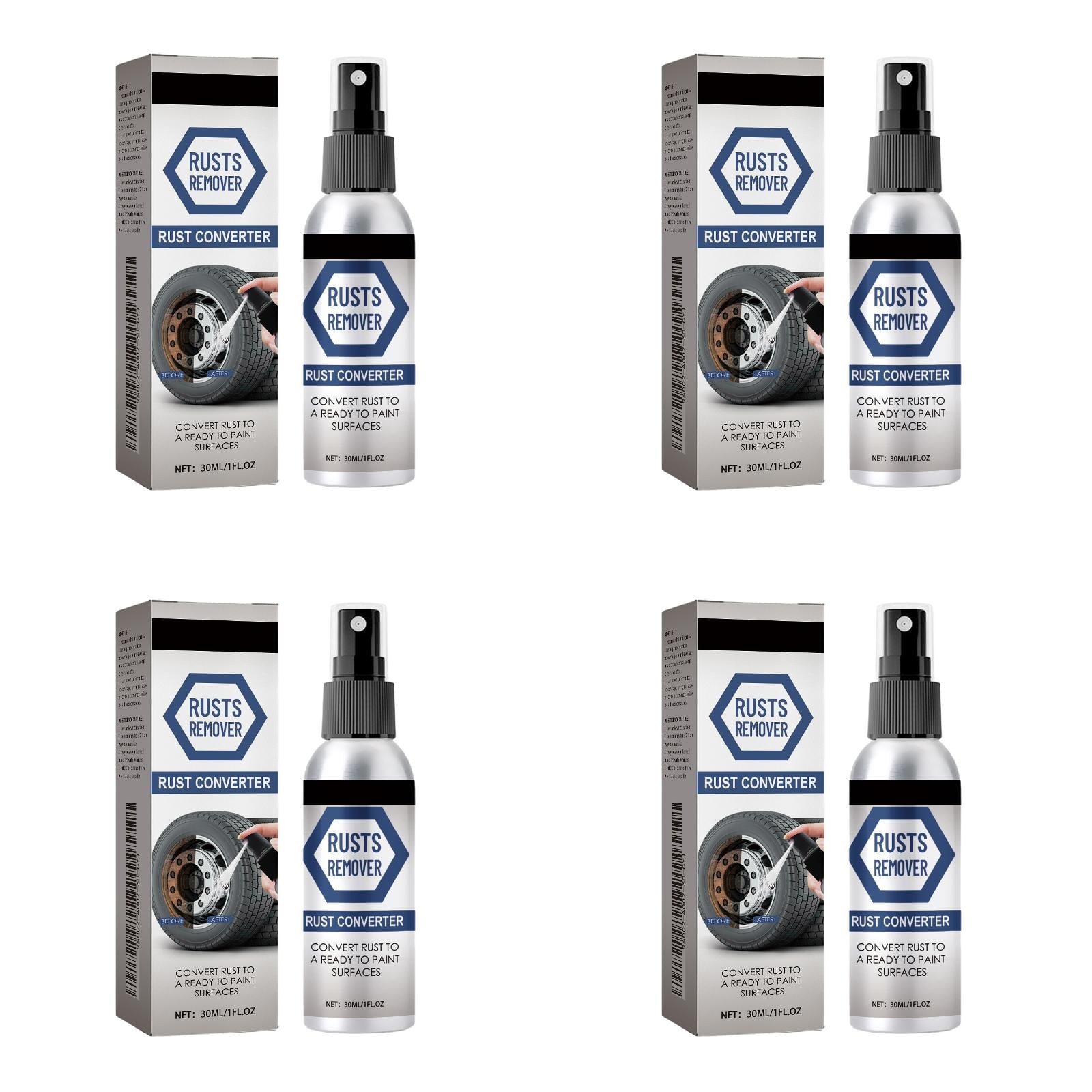 30ml Rust Remover Spray, Car Scratch Remover, Rust Remover for Metal ...