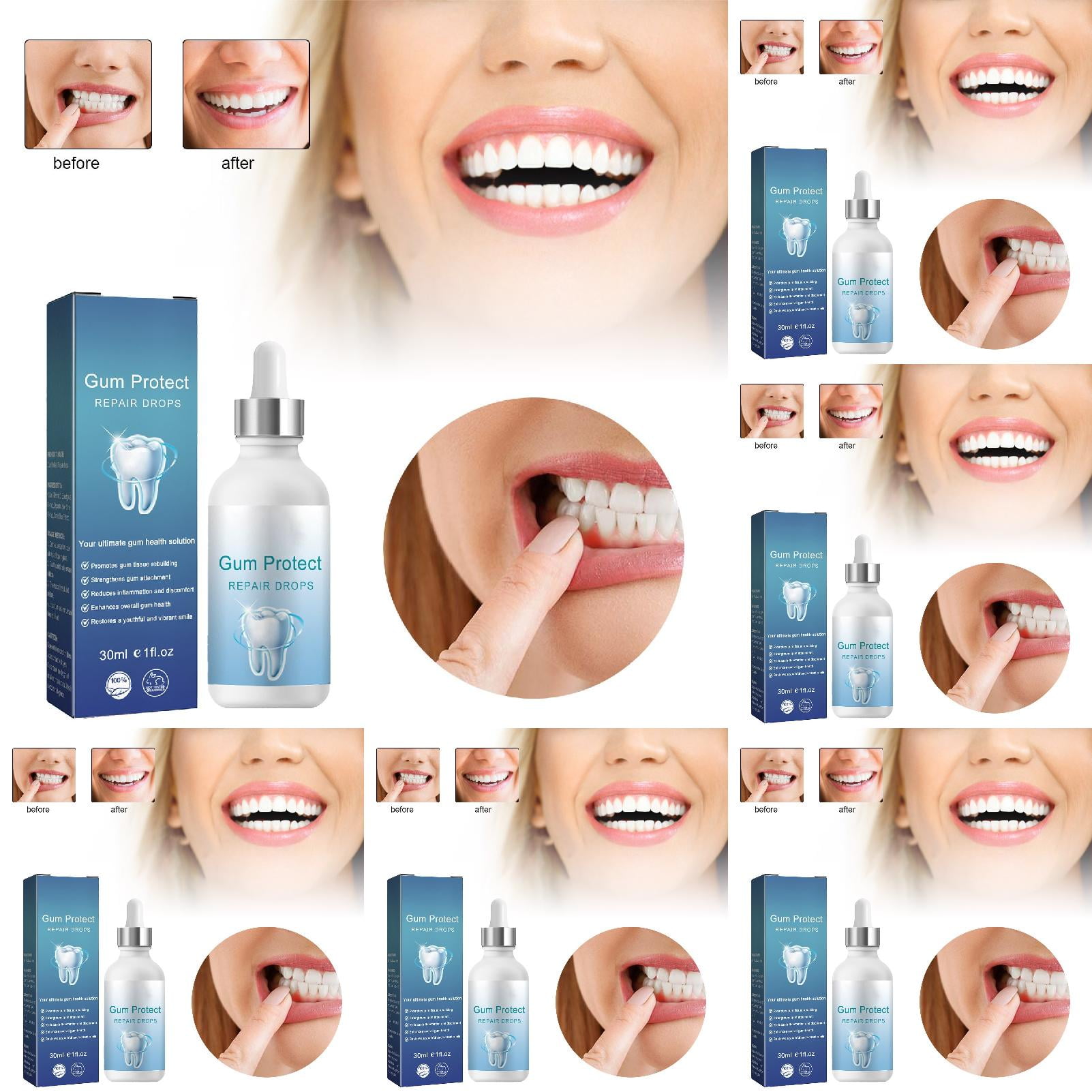 30ml Super Strong Oral Care Solution Effective In Removing and Revitalizing and Your ! 2PCS Oral ...