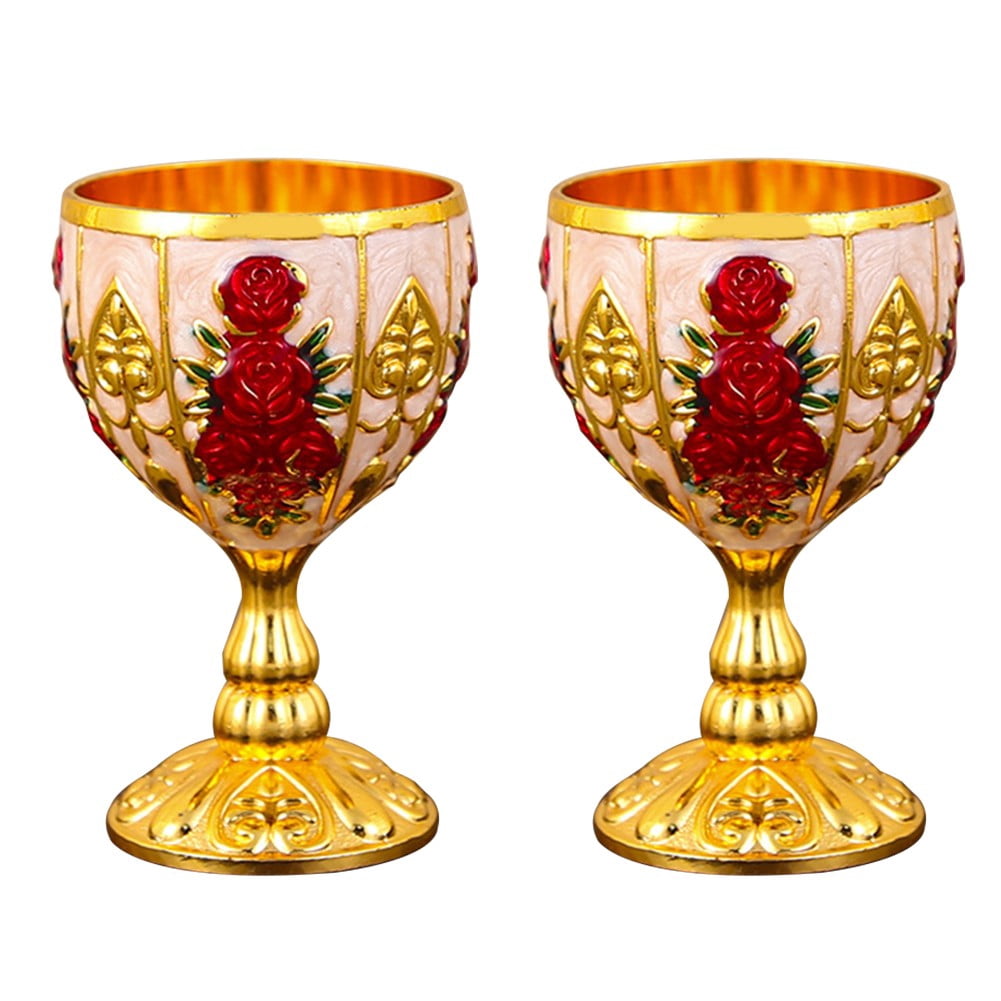 30ml Vintage Wine Cup,High-Quality Metal Retro Wine Glass,Ideal for ...