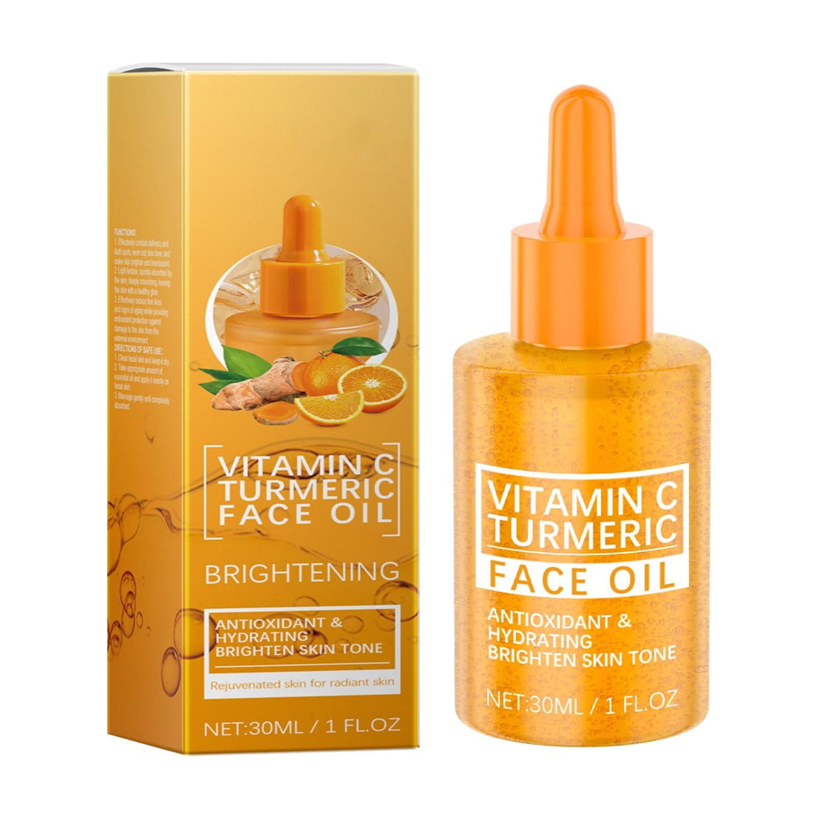 30ml Vitamin C Turmeric Brightening Oil Glow Boosting Formula For Even ...