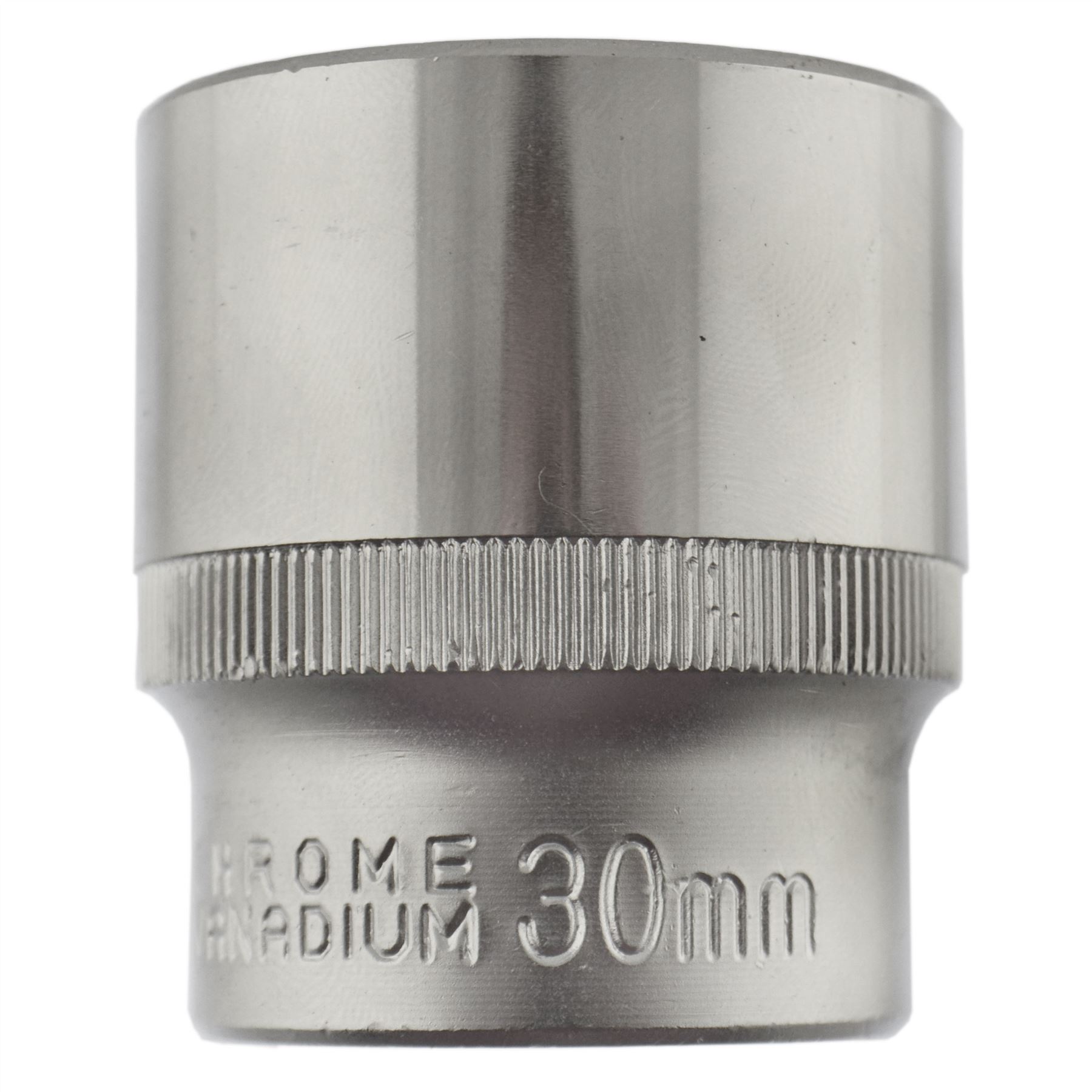30mm 1/2" Dr Socket Super Lock Metric Shallow CRV Knurl Grip 6 Point ...