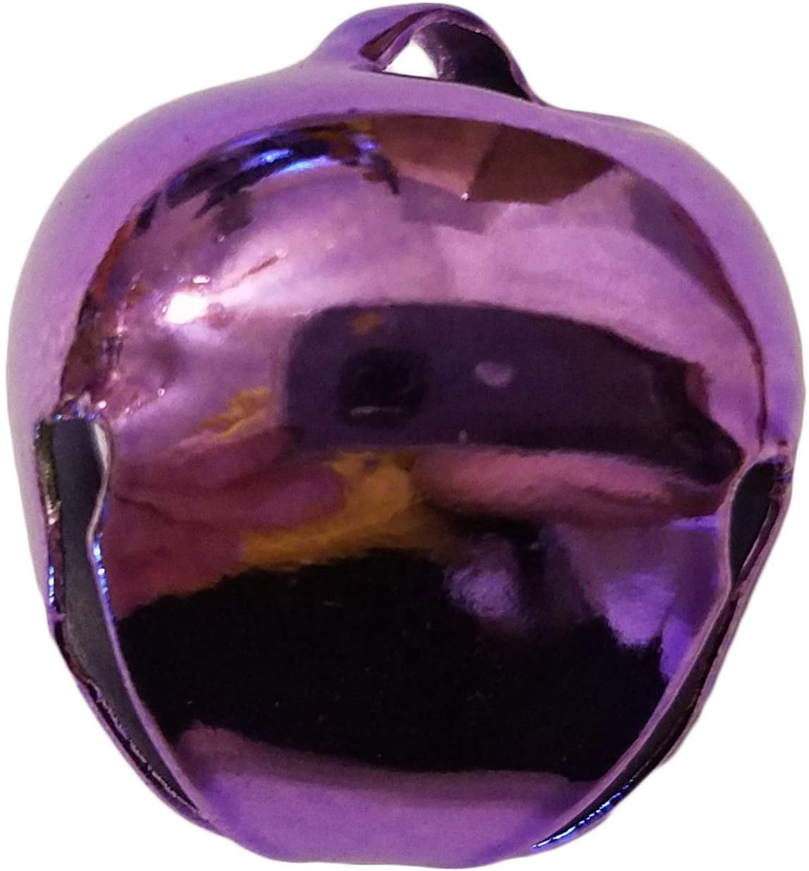 30mm (1-3/16 Inch) Metal Craft Jingle Bells, Pack of 20 (Purple ...