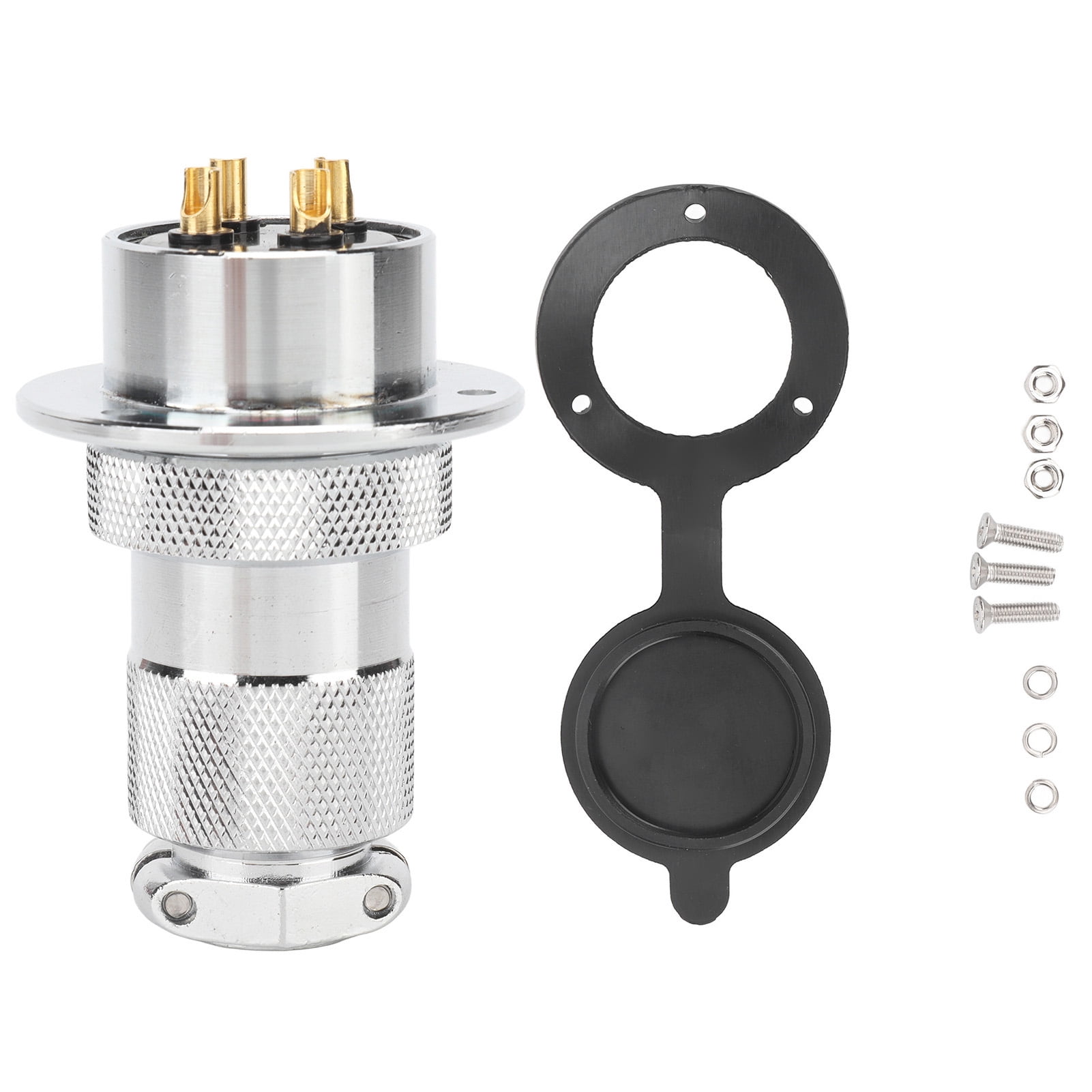 30mm 4-Pin Plug Socket Connector Adapter For Electrical Power In ...