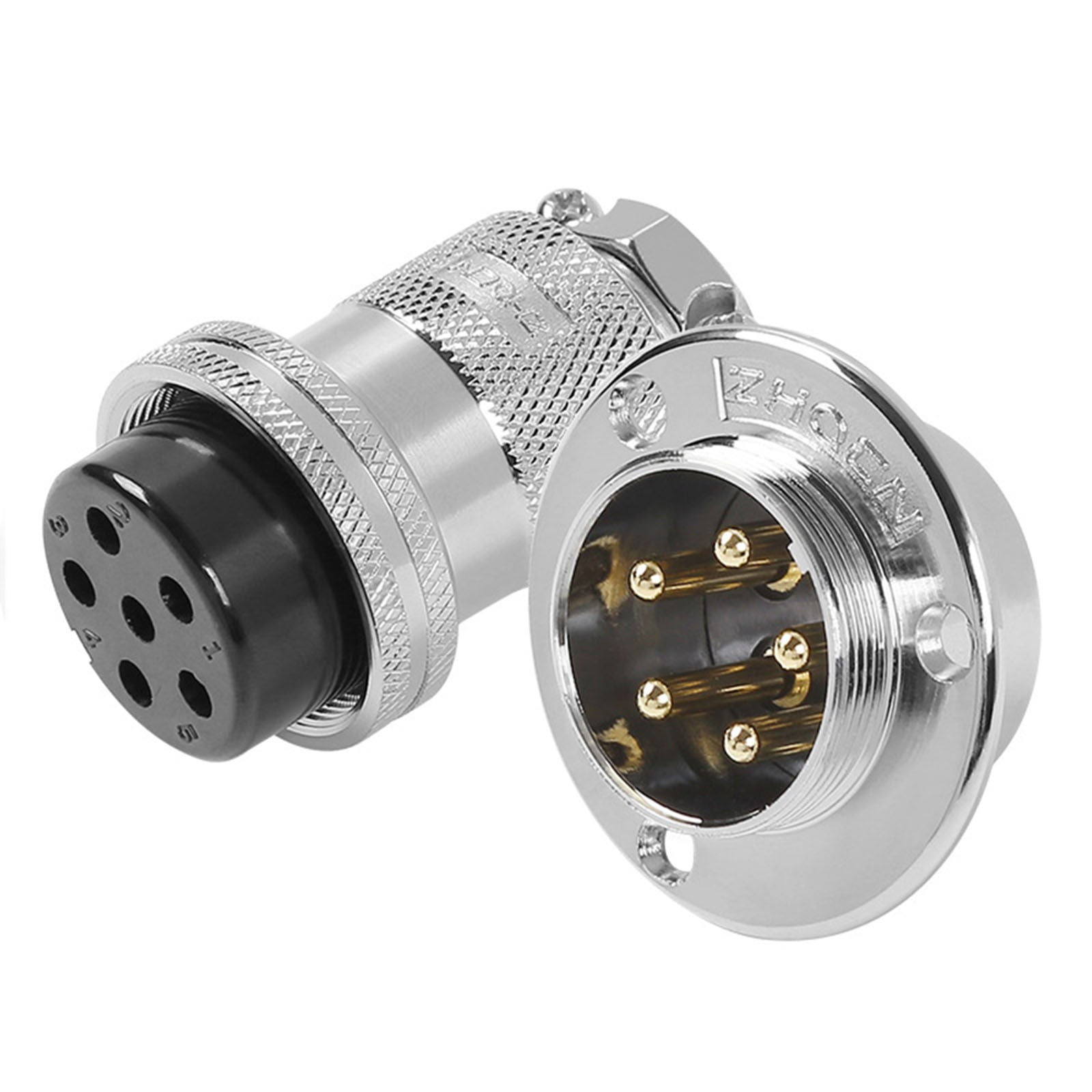 30mm Aviation Plug and Socket 2-10Pin Installation Plug Positive Cable ...