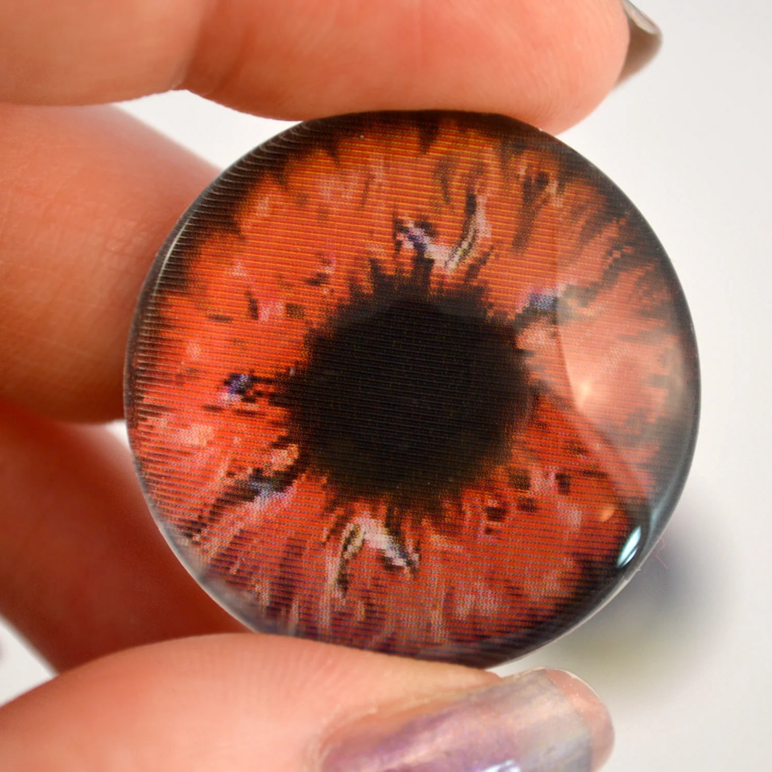 30mm Bold Holographic Color Changing Glass Craft Eyes - Walmart.com