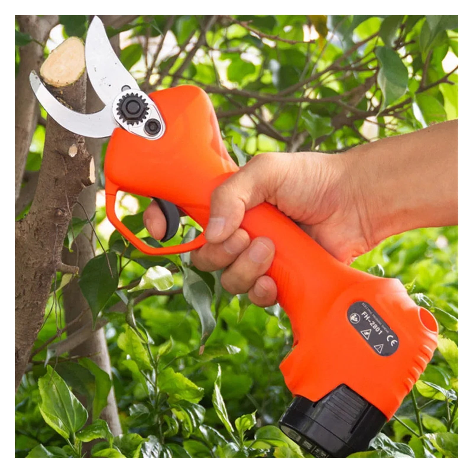 30mm Cordless Electric Pruners Professional Battery Pruning Shears ...