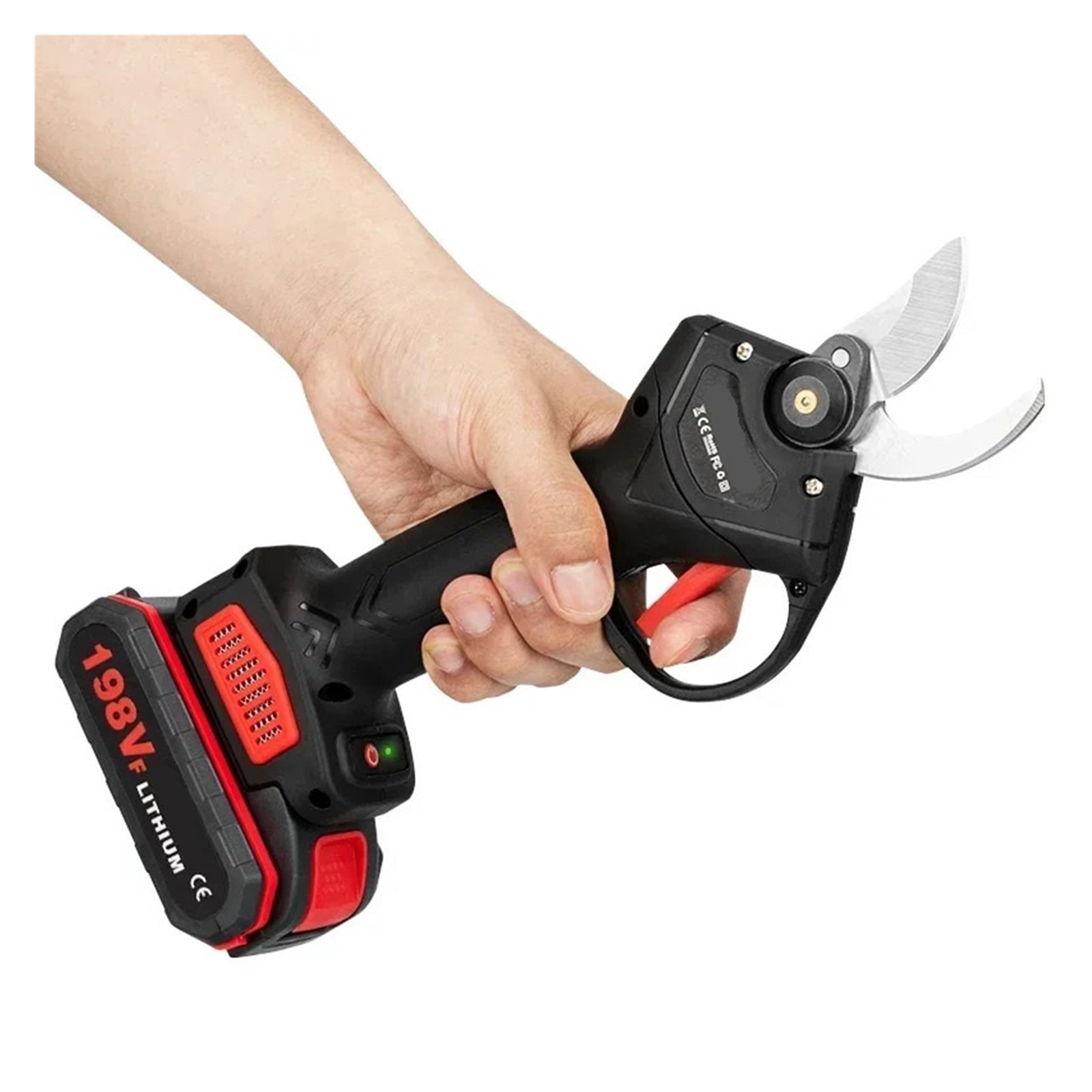 30mm Electric Pruner Shear 2 Gears Cordless Fruit Tree Bonsai Pruning ...