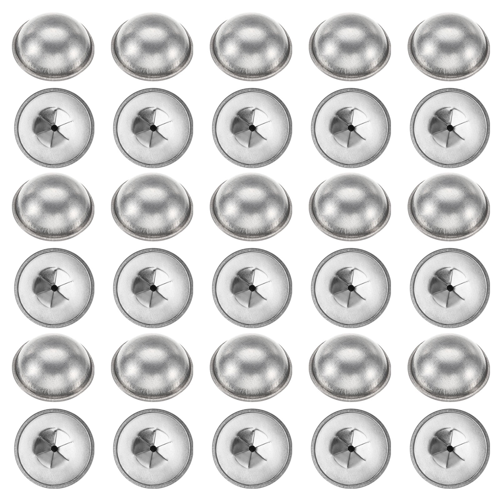 30mm Insulation Dome Caps, 30pcs Insulation Cap Washers Galvanized Iron ...