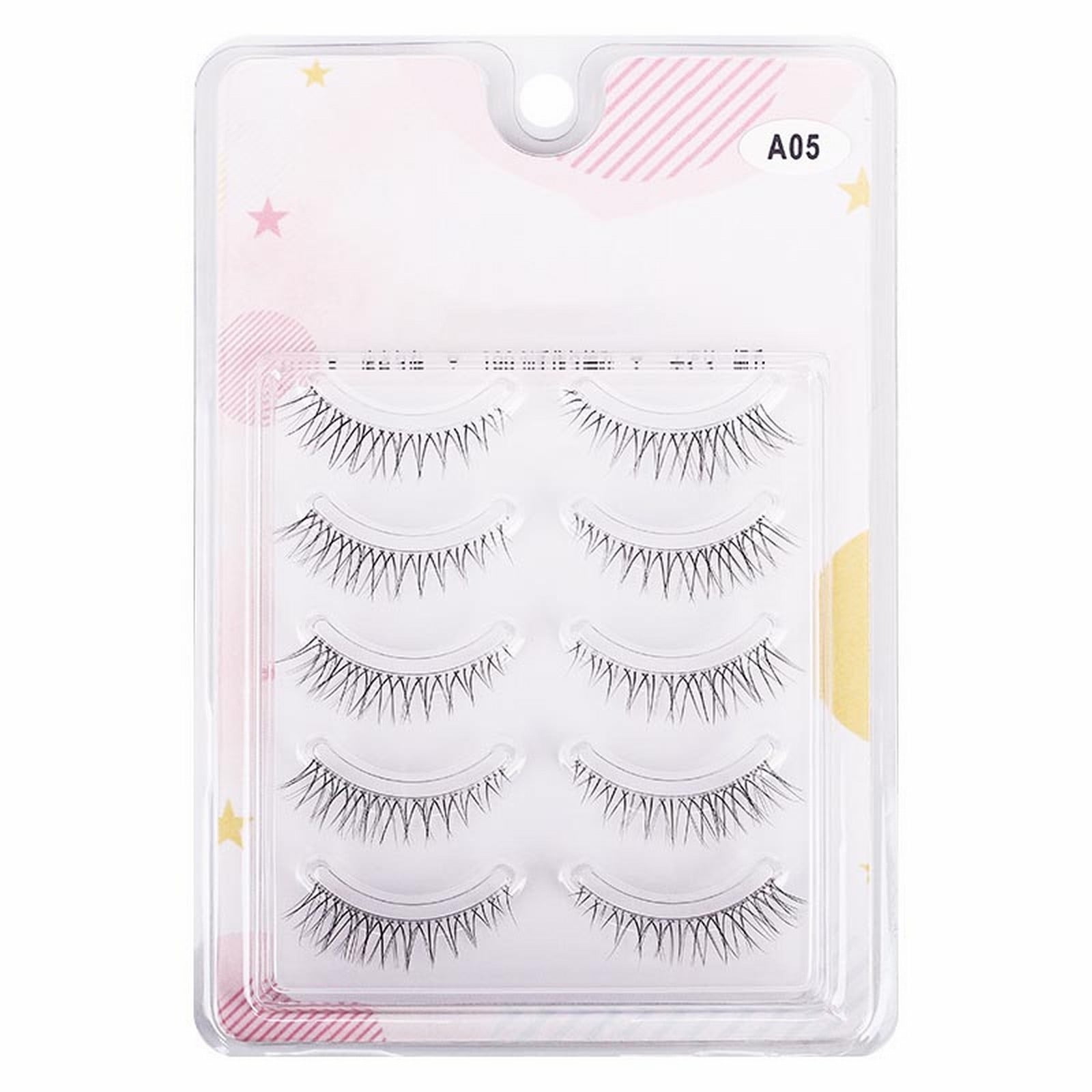 30mm Lashes Strip False Glue Bulk Liner Lashes Natural Sharpening False ...