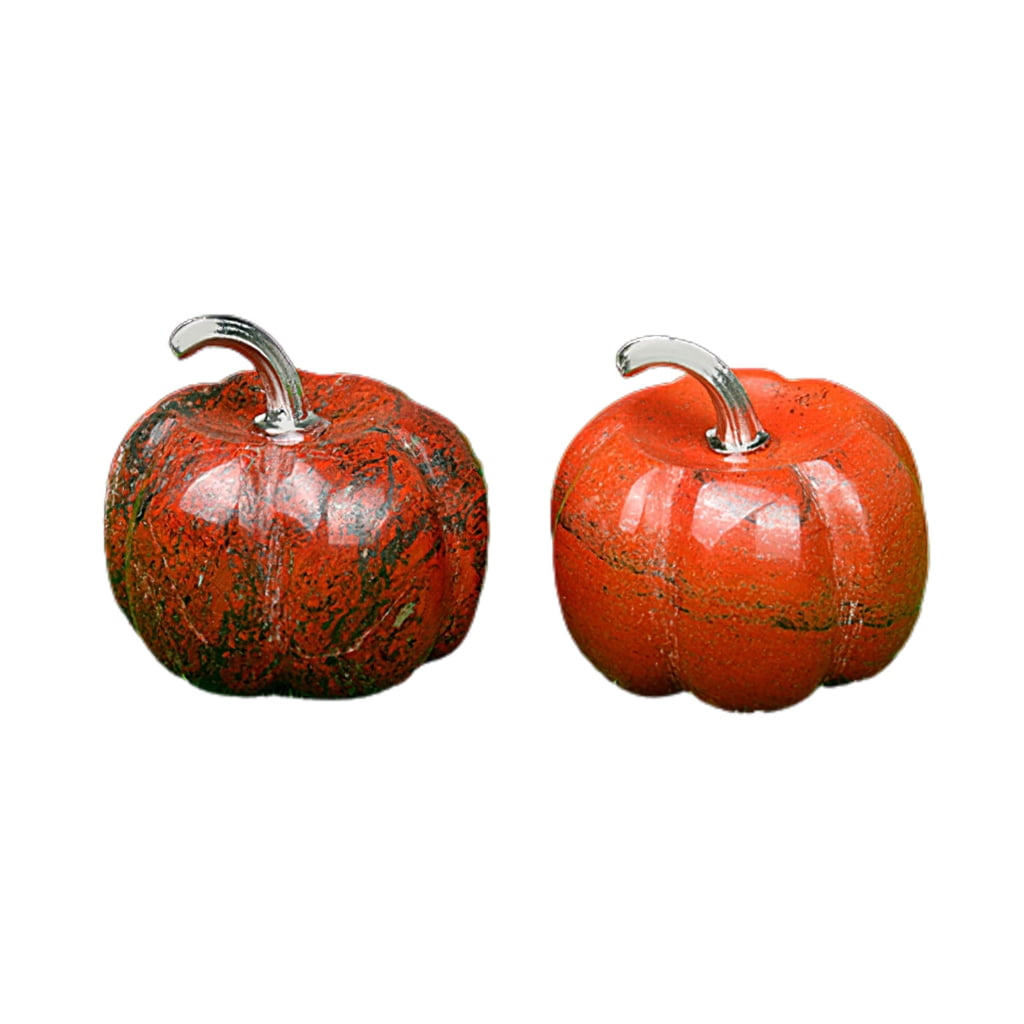 30mm Mini Pumpkin Stone Statue Natural Creative Desktop Ornament ...