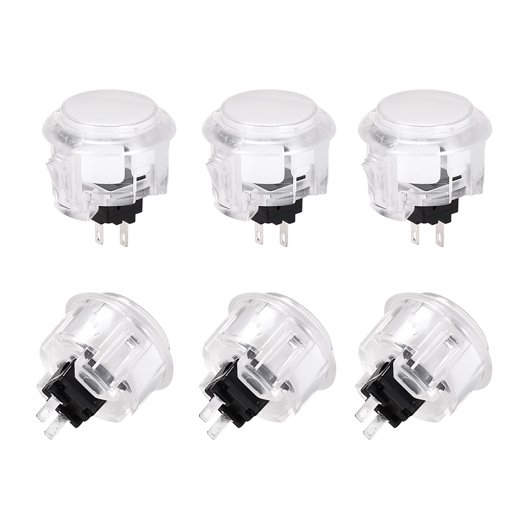 30mm Mounting Hole Momentary Game Push Button Switch Round for Arcade ...