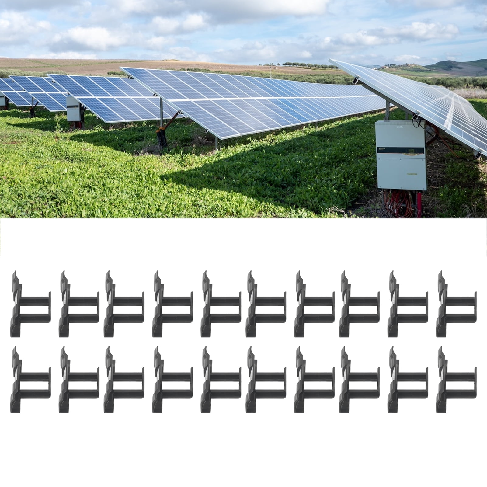 30mm Solar Panel Drainage Clip, ABS Plastic, Prevents Water Buildup ...