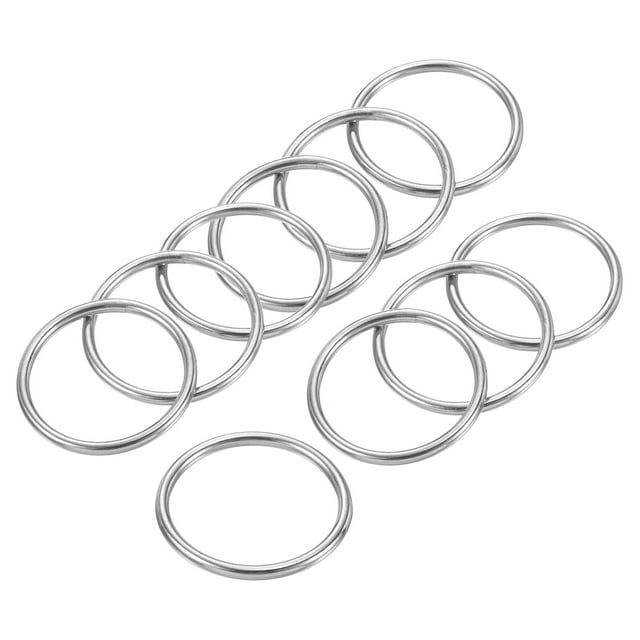 30mmx36mm Dia 304 Stainless Steel O Ring Seamless Welded O-Ring for DIY ...