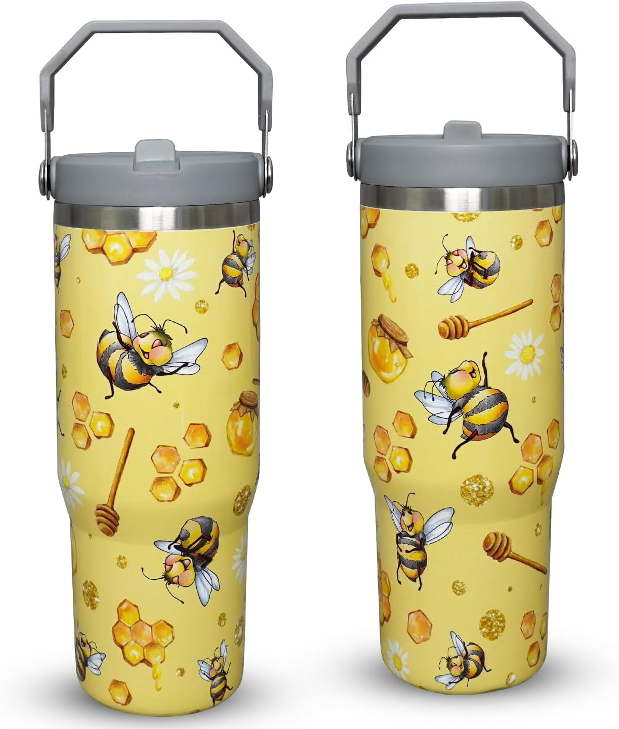 30oz Bee Tumbler With Lid and Straw -Bee gifts for women -Bee Gifts For ...