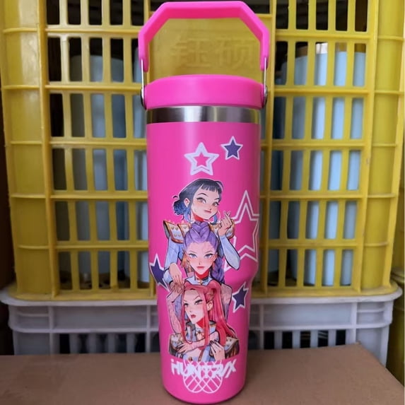 30oz Ice Tyrant Cup 304 Stainless Steel Portable Car Cup Vacuum Straw ...