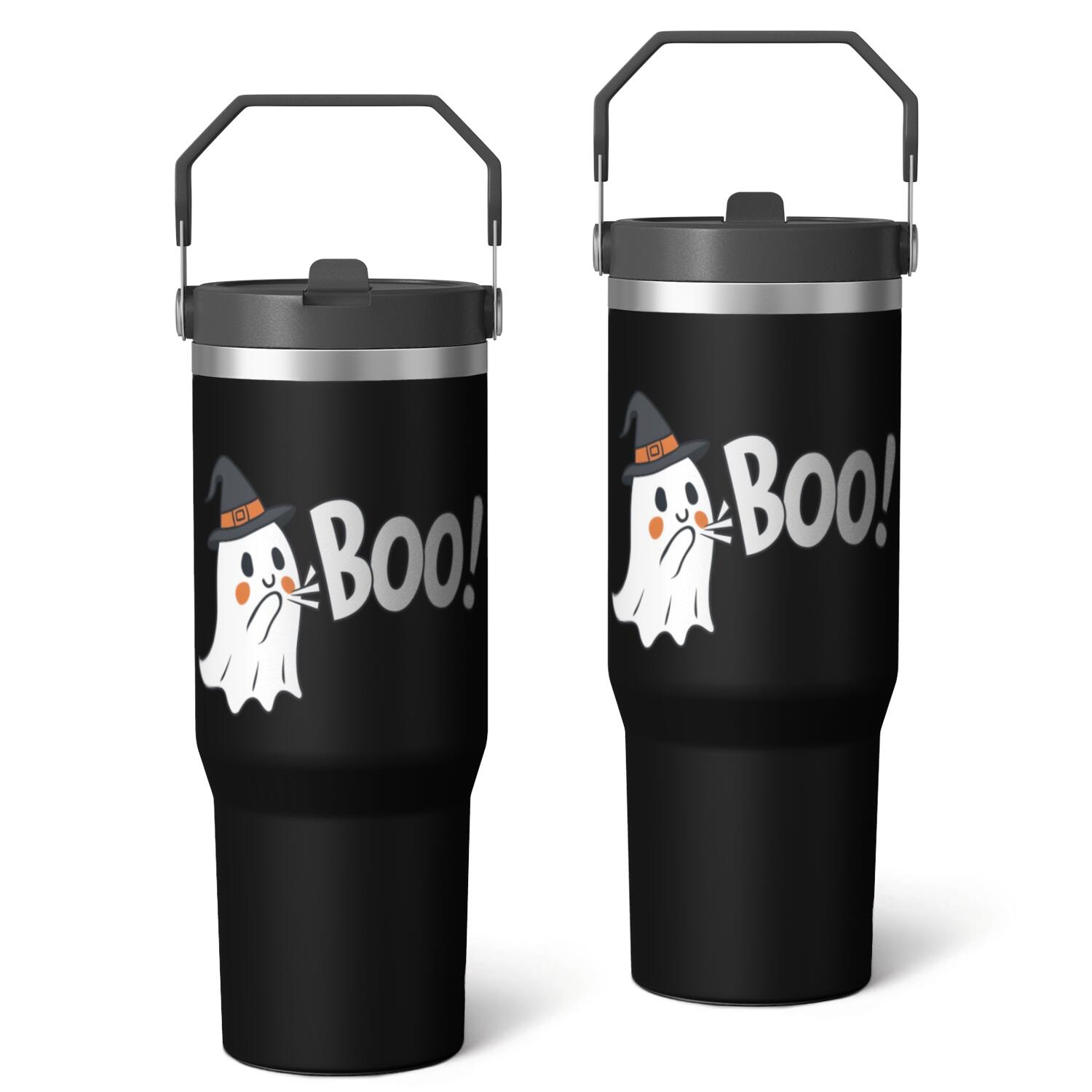 30oz Leak Proof Tumbler with Flip Straw - Triple Insulated Stainless ...