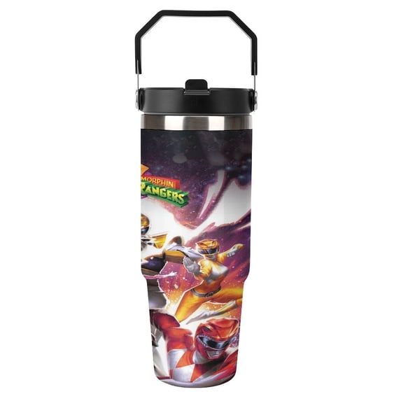 30oz Power Team Ran-,Ger2 Tumbler with Top Handle and Straw Lid ...