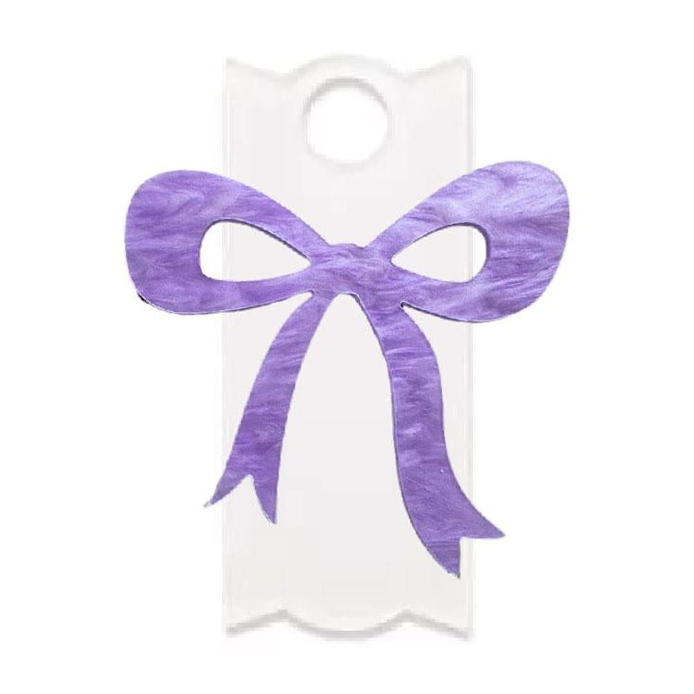 30oz Purple Bow Water Ripple Cup Lid Label - Walmart.com