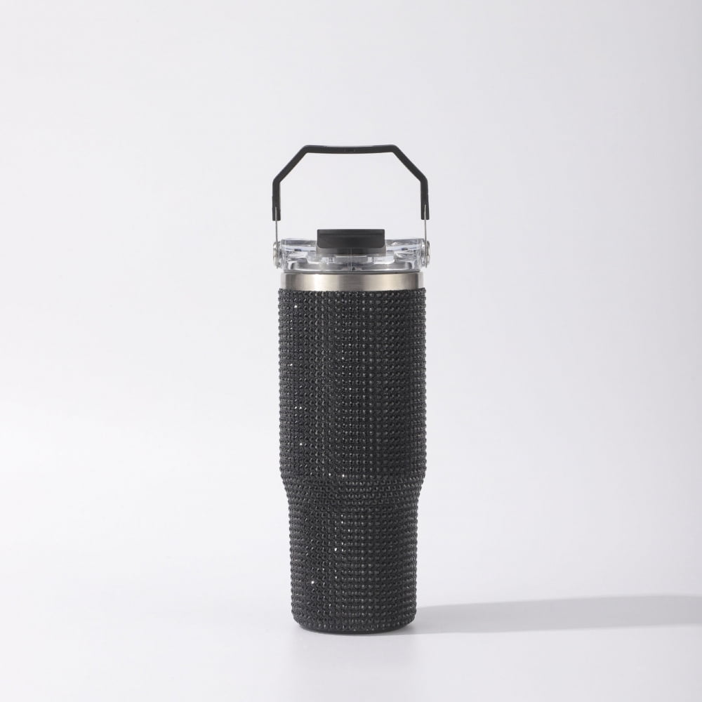 30oz Rhinestone-studded Double-walled Thickened 304 Stainless Steel ...