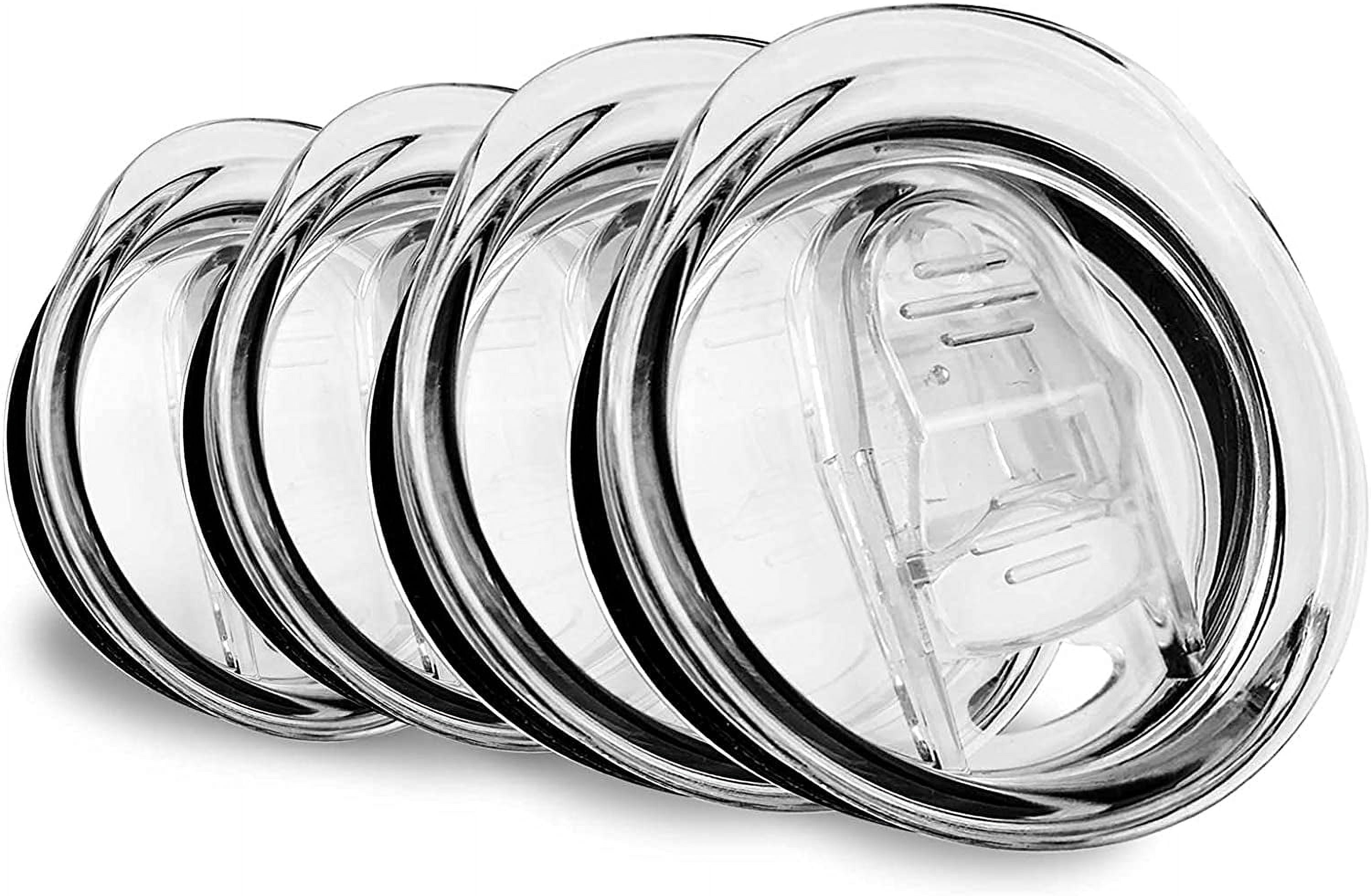 30oz Skinny Tumbler Replacement Lids 4 Pack,Spill Proof Splash ...