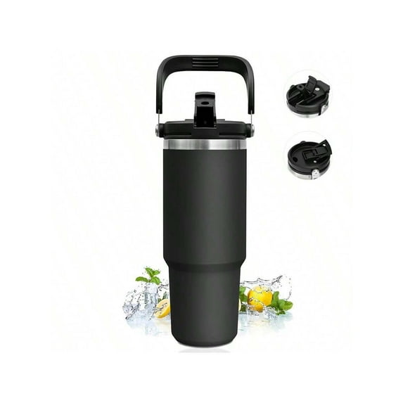 30oz Vacuum Insulated Travel Cup - Large-Capacity Handle Cup for Hot ...
