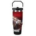 30oz Wres-Tler-W,W-E Tumbler with Top Handle and Straw Lid Stainless ...