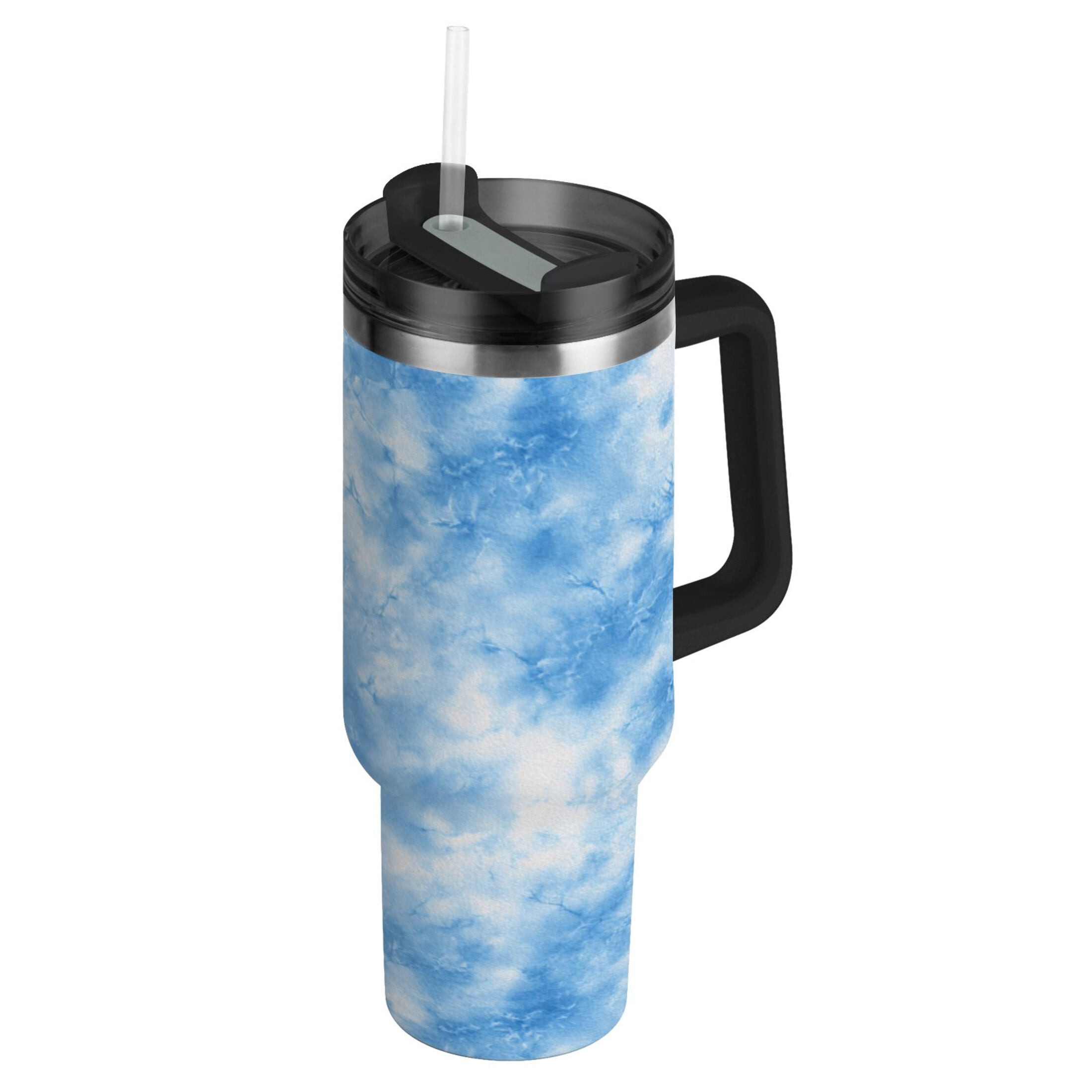 30oz insulated car cup with handle and straw suitable for all ages ...