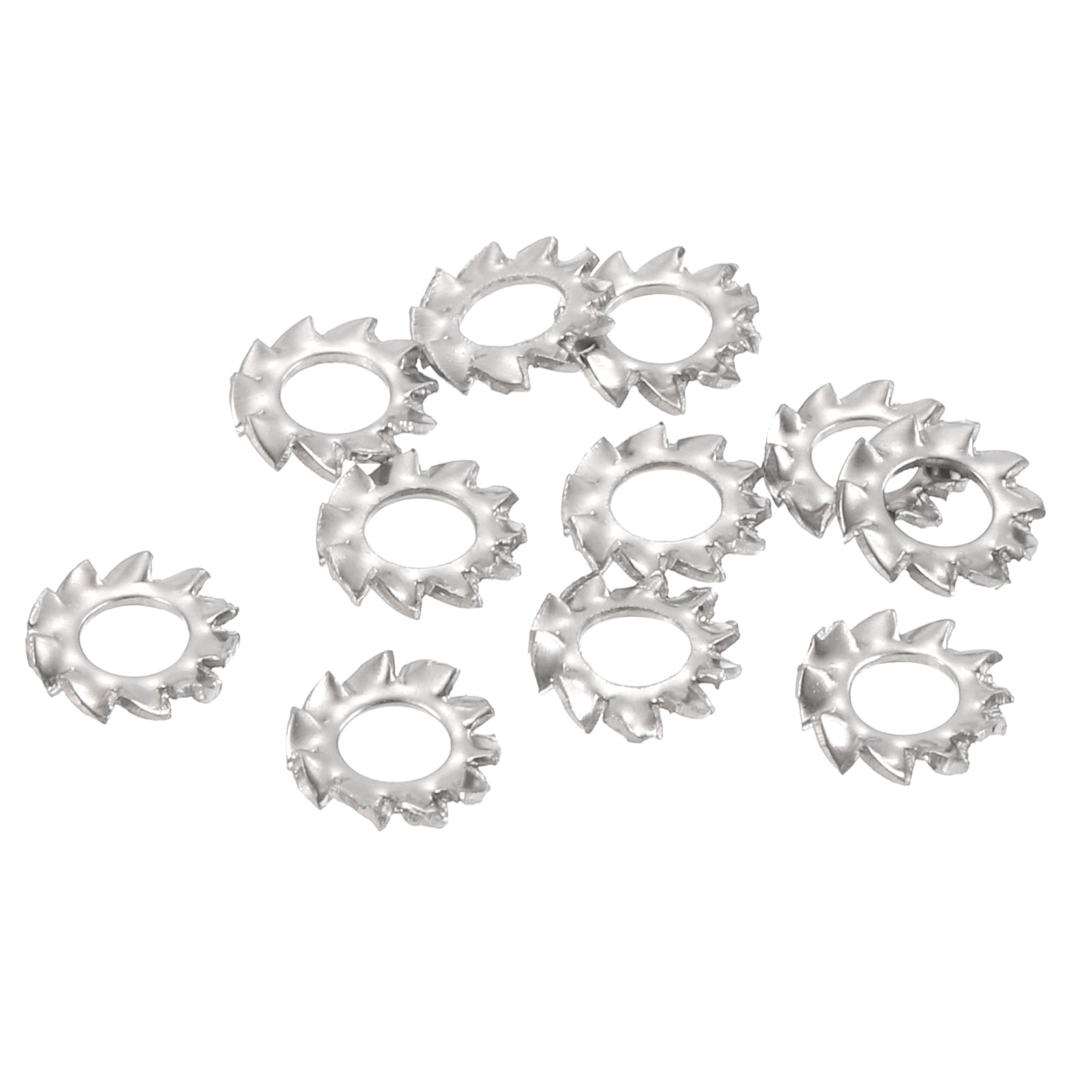 30pack External Tooth Washers, M2.5 304 Stainless Steel Washer for ...