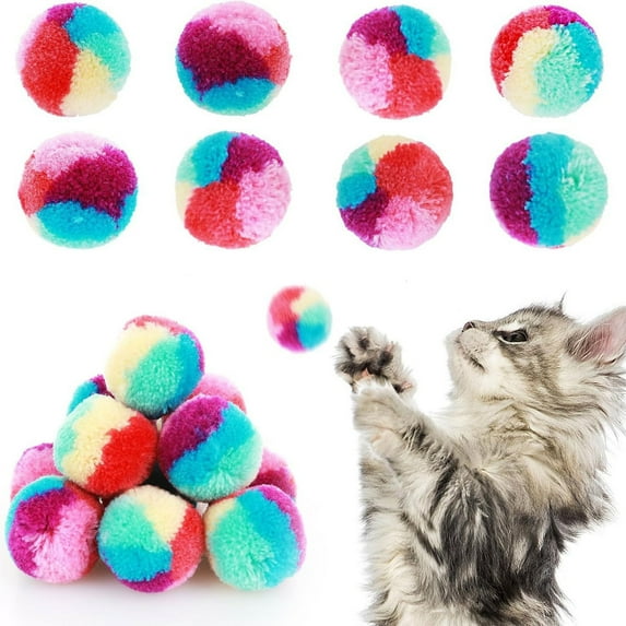 30pack Plush Cats Toy Funny Activity Toy Creative Rainbows Kittens ...