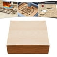 30pc 3mm Basswood Sheets, Thin & Unfinished Wood Boards for Crafts ...