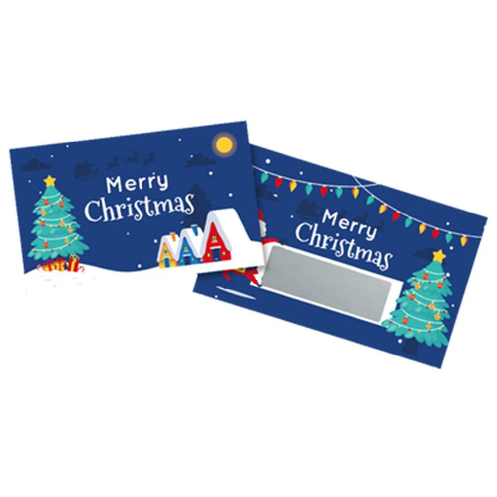 30pc Cute Cartoon Christmas Scratch Tickets Creative Lucky Scratch Card ...