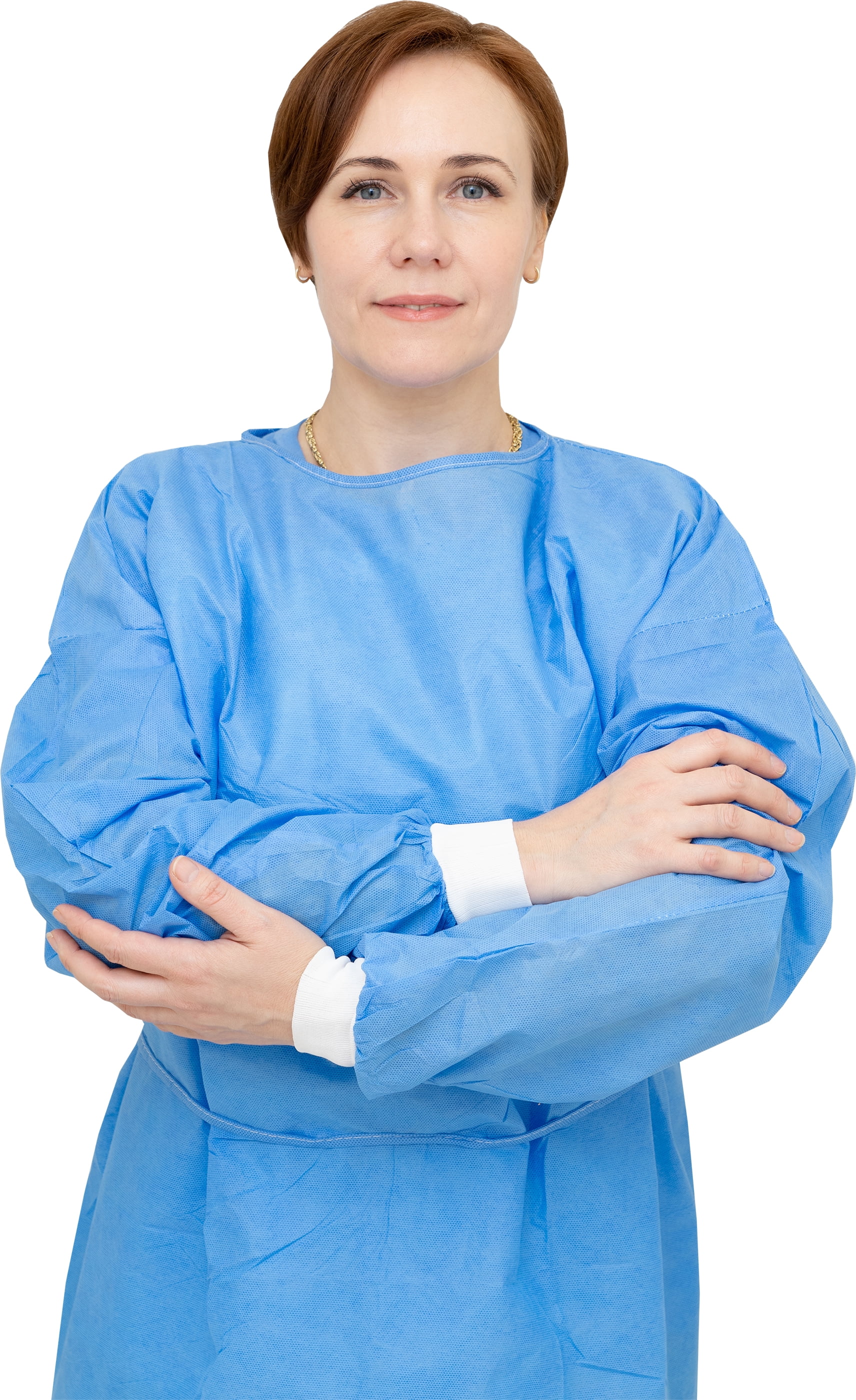 Care Outfit Disposable Isolation Gowns 30pc Blue Medical Protective ...