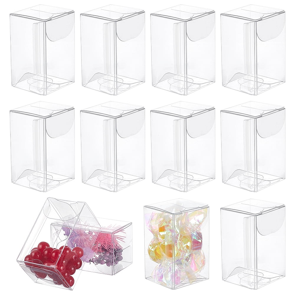 30pc Transparent Plastic PVC Box Gift Packaging Waterproof Folding Box ...