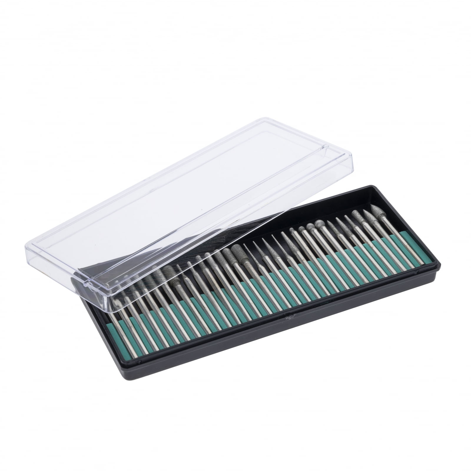 30pc Universal Diamond Burr Set Rotary Tools 80 Grit - Walmart.com