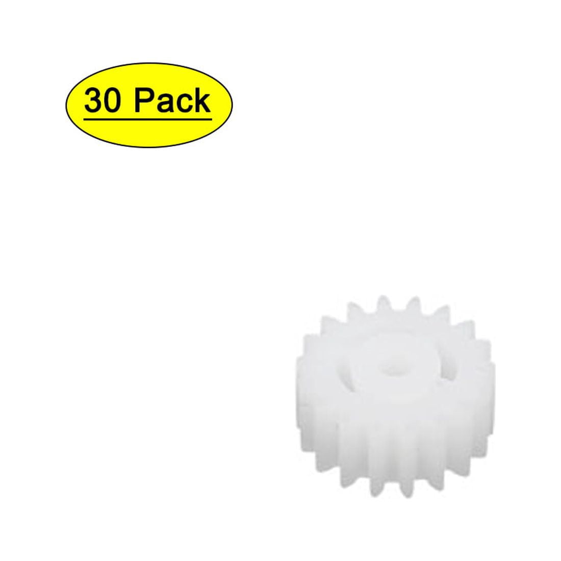 30pcs 18 Teeth 10mm Dia Plastic Gear Wheel for Toy Car Motor Shaft ...