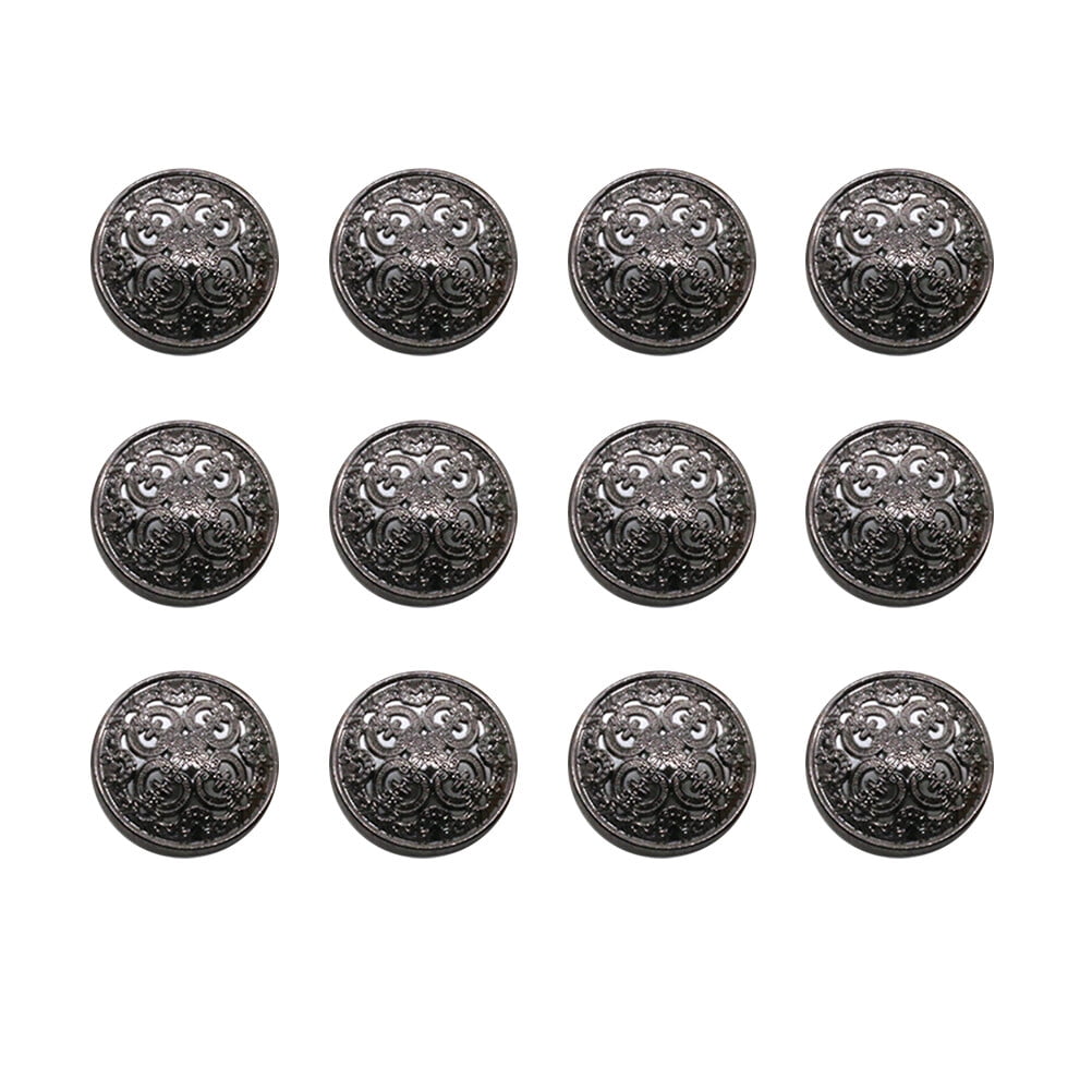 30pcs 20mm Stylish Metal Buckle Hollow-out Button Handcraft Tools Down ...