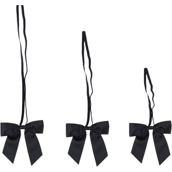 30pcs 3 Inch 5 Inch 8 Inch Elastic Gift Bows Pre-Tied, Stretchy ...