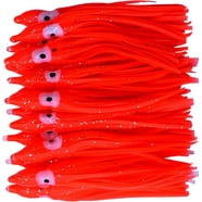50pcs Luminous Octopus Skirts Fishing Lure Trolling Lures Fishing Tackle Soft Plastic Fishing ...