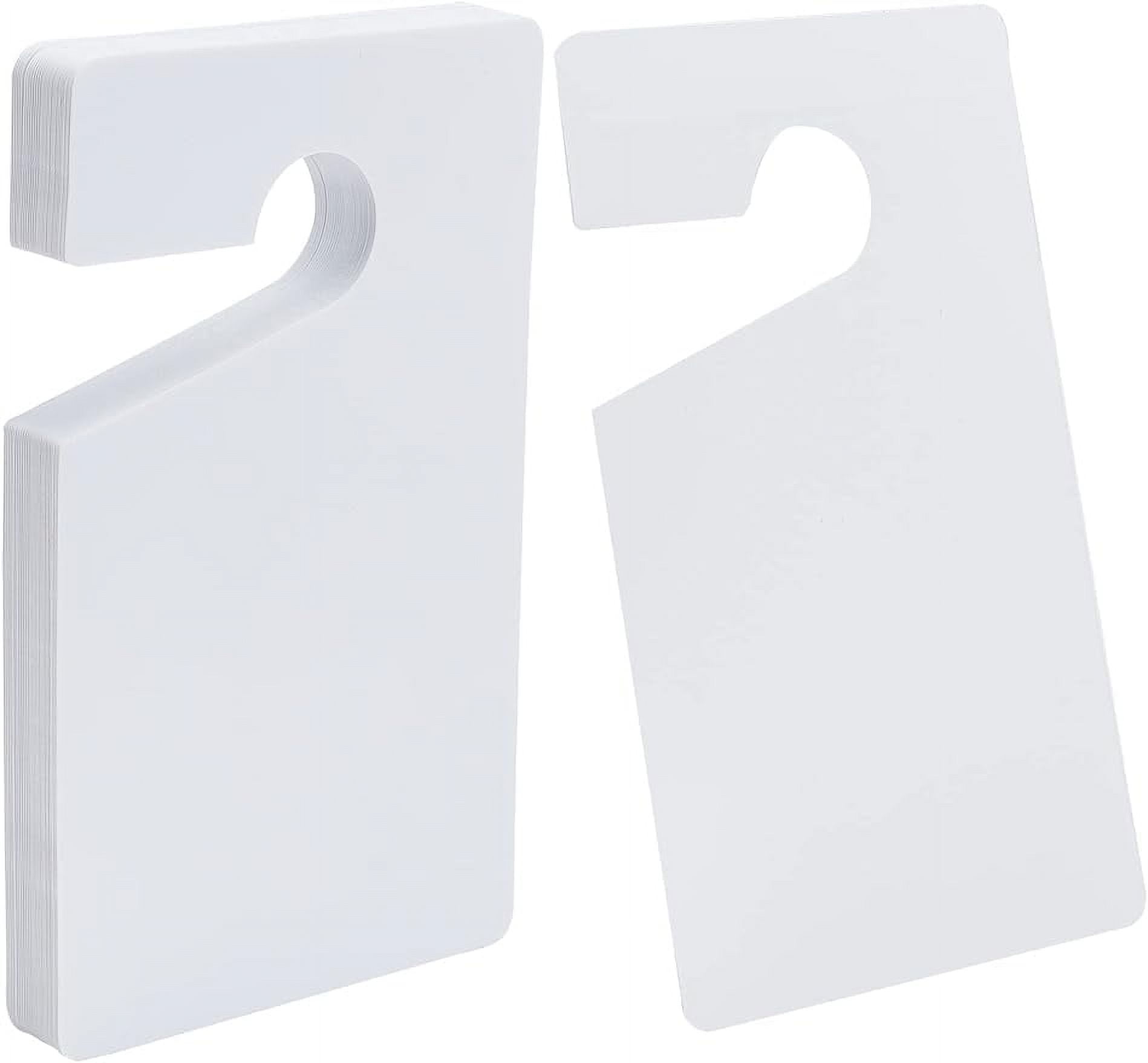 30pcs 3 x 5 Inches White Parking Permit Blank Hang Tag Plastic DIY ...