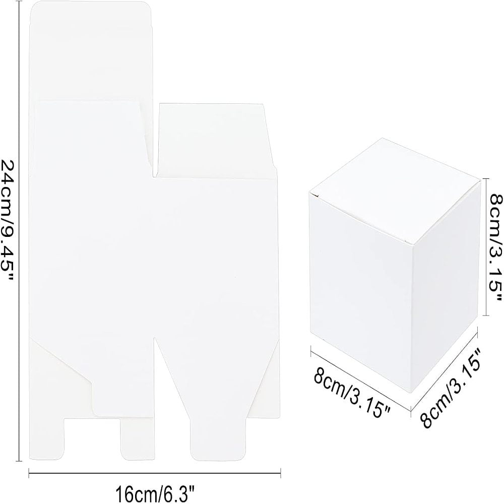 30pcs 30 pack Fold Paper box Kraft Paper Gift box Bridesmaids Proposal ...