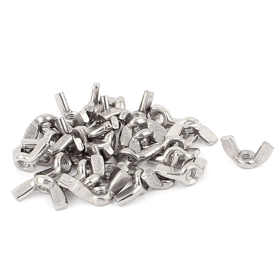 30pcs 304 Stainlles Steel M4 Thread Butterfly Wingnuts Wing Nut ...