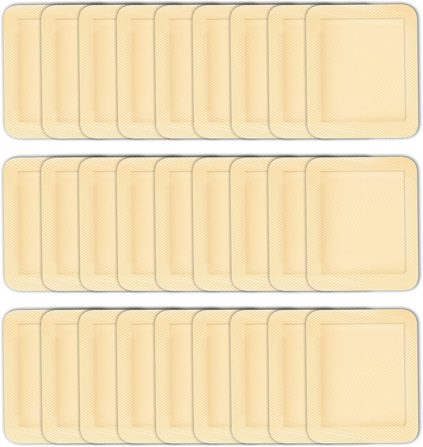 30pcs 4x3 inch Large Skin Color Adhesive Bandages Elastic Wound ...